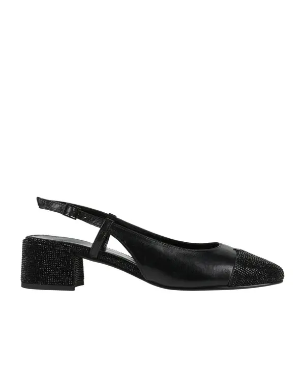Tory Burch Embellished Block Heel Slingbacks