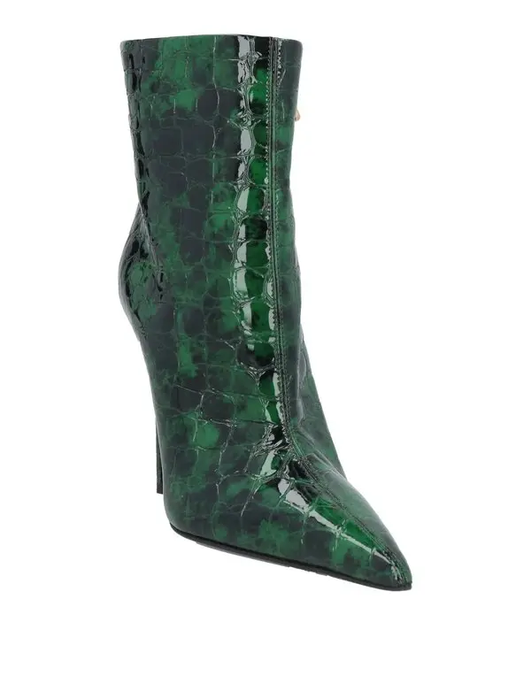 Dolce & Gabbana Croc-embossed Ankle Boots