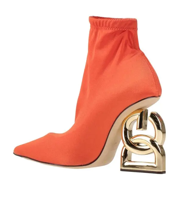 Dolce & Gabbana Solid Color Ankle Boots
