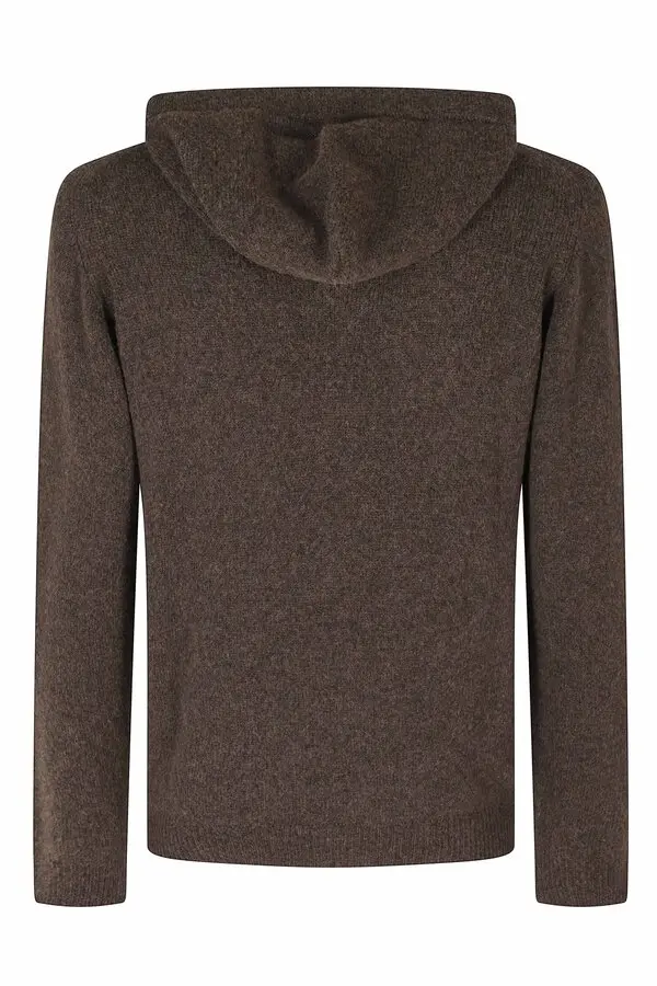 ROBERTO COLLINA Long-sleeved Hooded Sweater