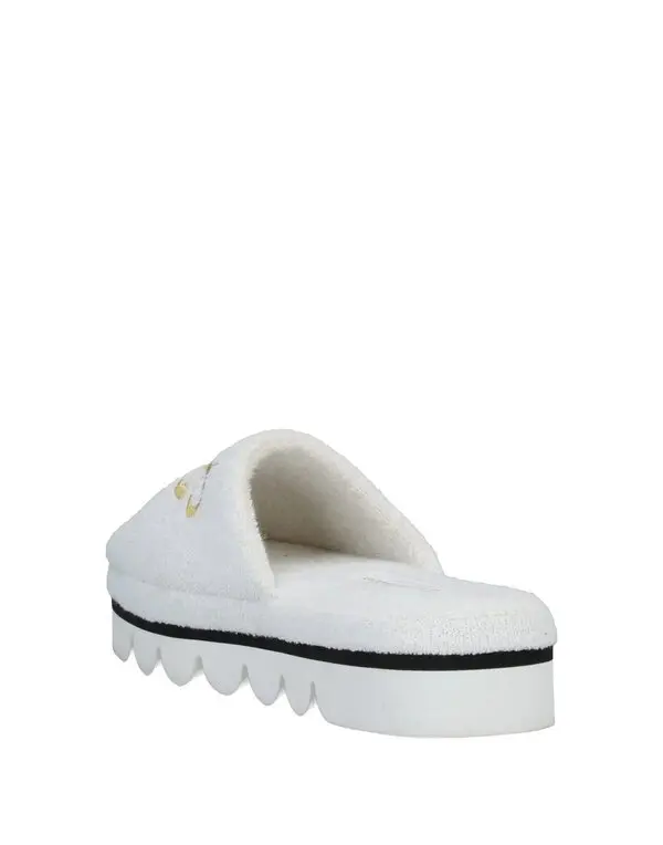 Dolce & Gabbana Solid Color Terry Cloth Slippers