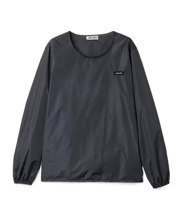 Miu Miu Long-sleeved Top - Hematite