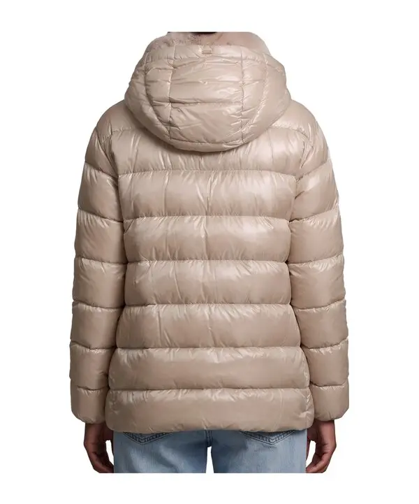 Herno Hooded Faux Fur Down Jacket