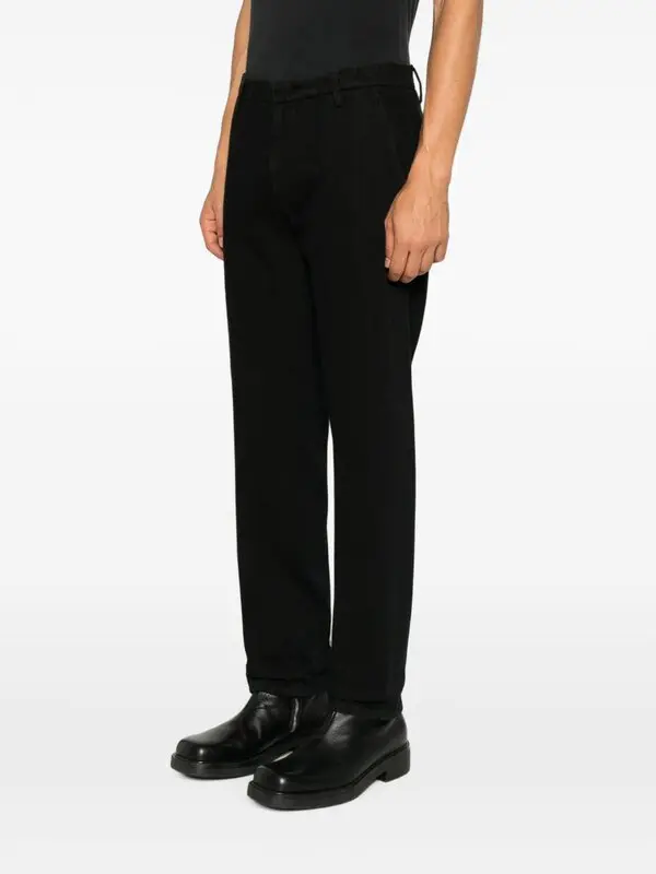 DONDUP Turn-up Trim Straight-leg Jeans - Black