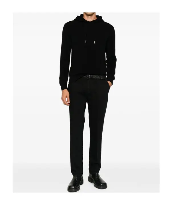 DONDUP Turn-up Trim Straight-leg Jeans - Black