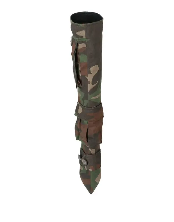 Dolce & Gabbana Camouflage High-heeled Boots