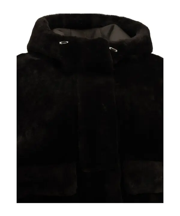 BLANCHA Hooded Fur Jacket