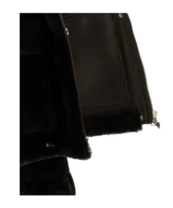 BLANCHA Hooded Fur Jacket
