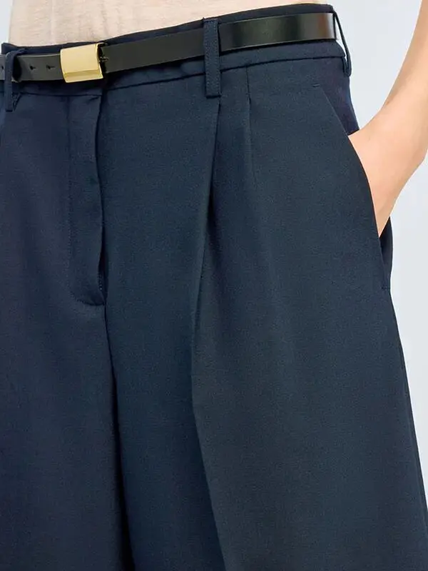 SEMICOUTURE Tailored Straight-leg Shorts