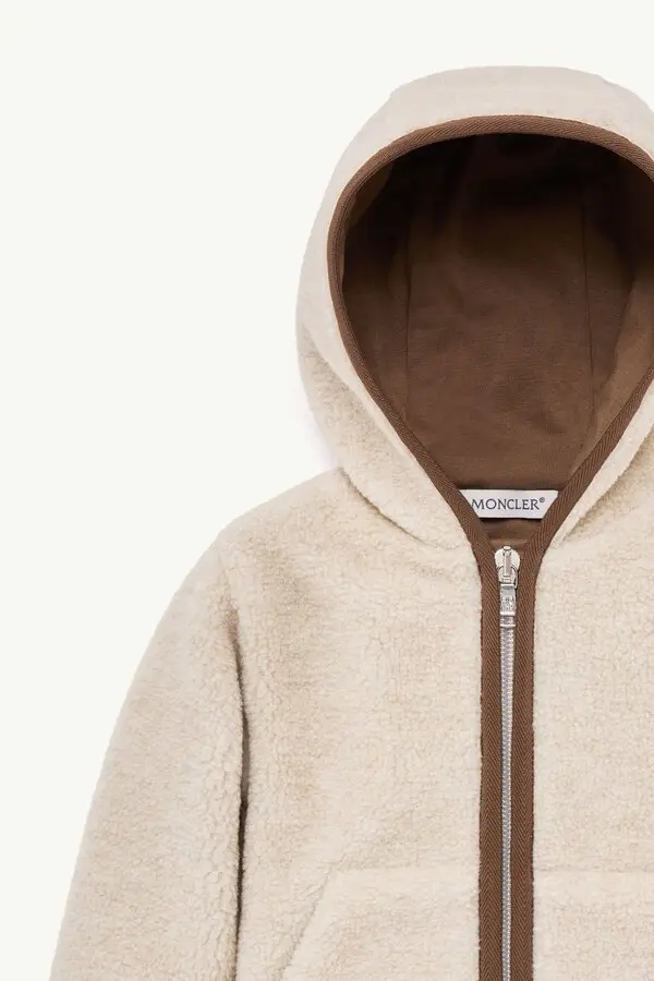Moncler Teddy Zip-up Hoodie