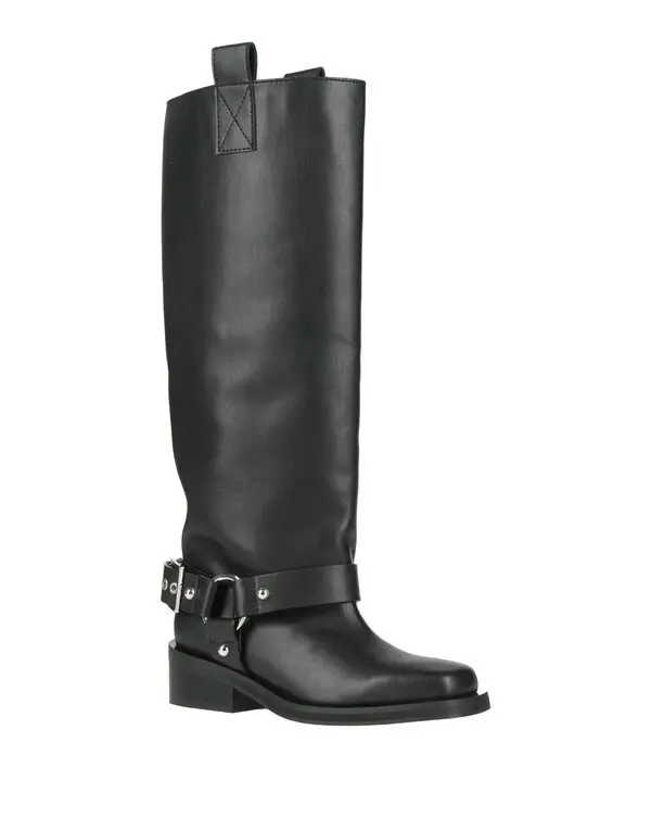 GANNI Riding Boots With Buckle Detail
