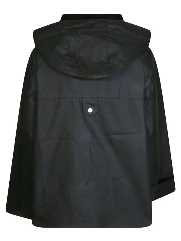 Barbour Hooded Zip-up Jacket - Black