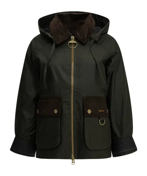 Barbour Hooded Zip-up Jacket - No