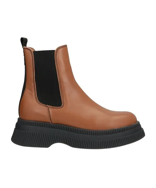 GANNI Two-tone Leather Chelsea Boots