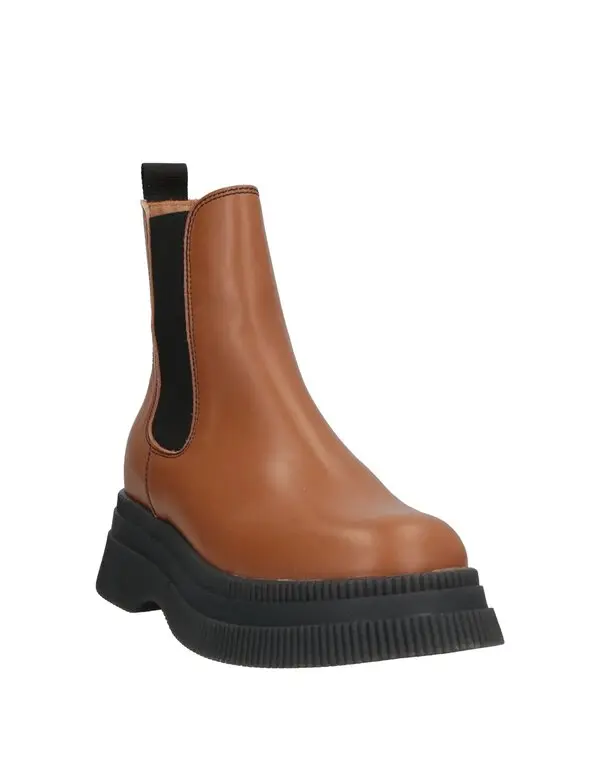 GANNI Two-tone Leather Chelsea Boots