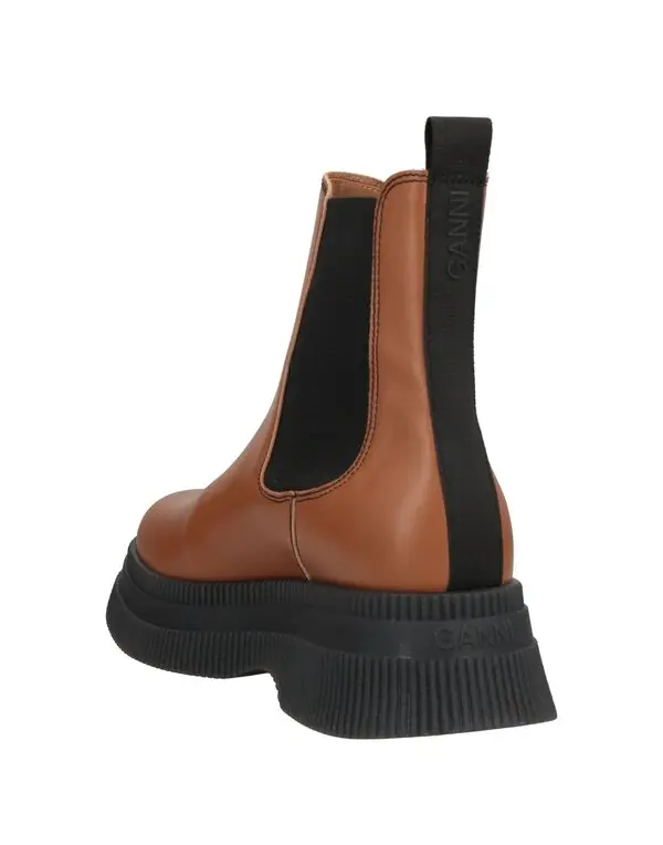 GANNI Two-tone Leather Chelsea Boots
