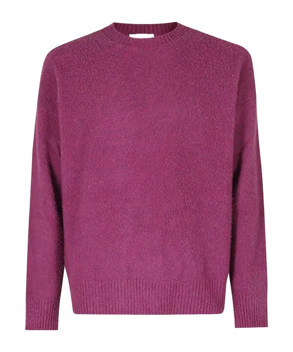 ROBERTO COLLINA Crew Neck Long Sleeve Sweater - Pink