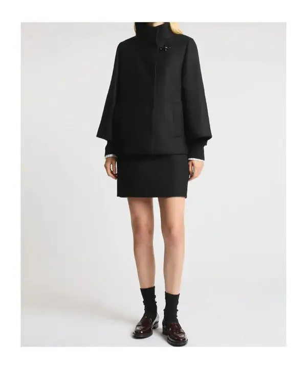 FAY Cape In Wool And Cashmere Fabric