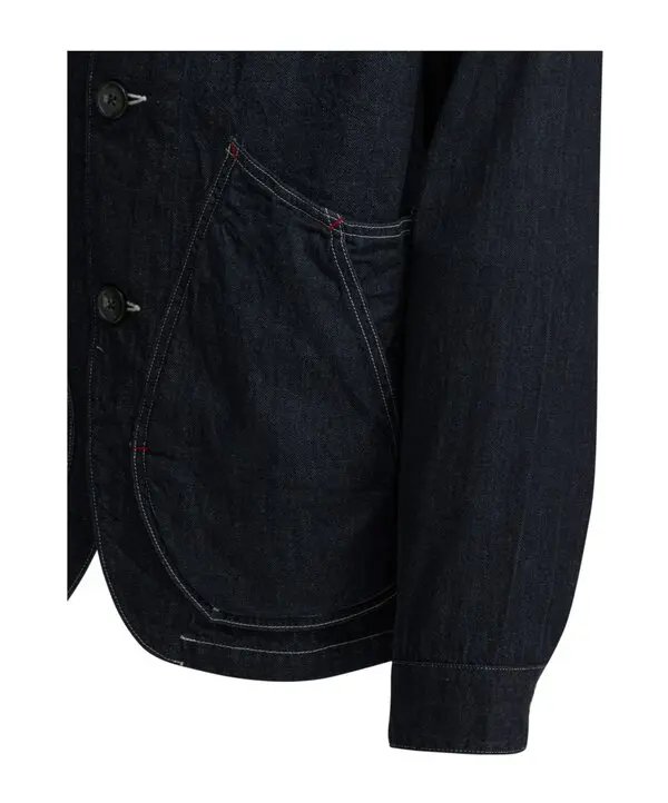 Kapital Contrast-stitch Denim Jacket