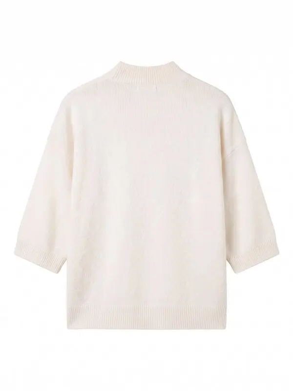 Peserico Sequin-embellished Short-sleeve Sweater