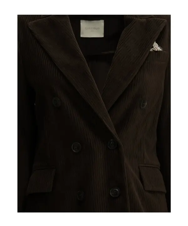 CIRCOLO 1901 Double-breasted Corduroy Blazer
