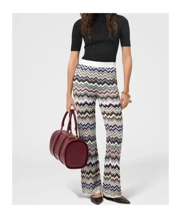 Missoni Zigzag-knit Trousers