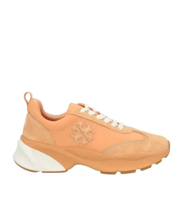Tory Burch Low-top Casual Sneakers With Logo Detailing - Nude