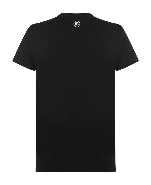 Balmain Logo Embroidered T-shirt