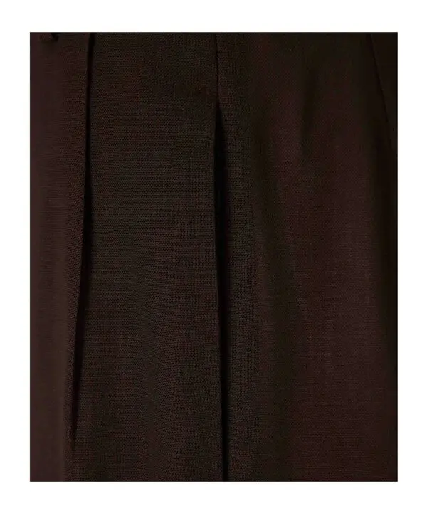 TOM FORD Wide-leg Pleated Wool Trousers
