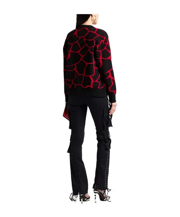 Dolce & Gabbana Two-tone Printed Cardigan