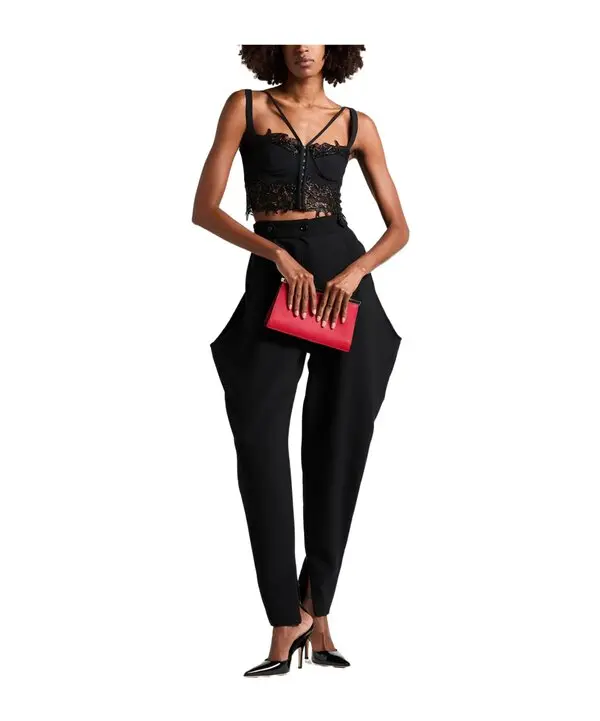 Dolce & Gabbana Solid Color Casual Trousers