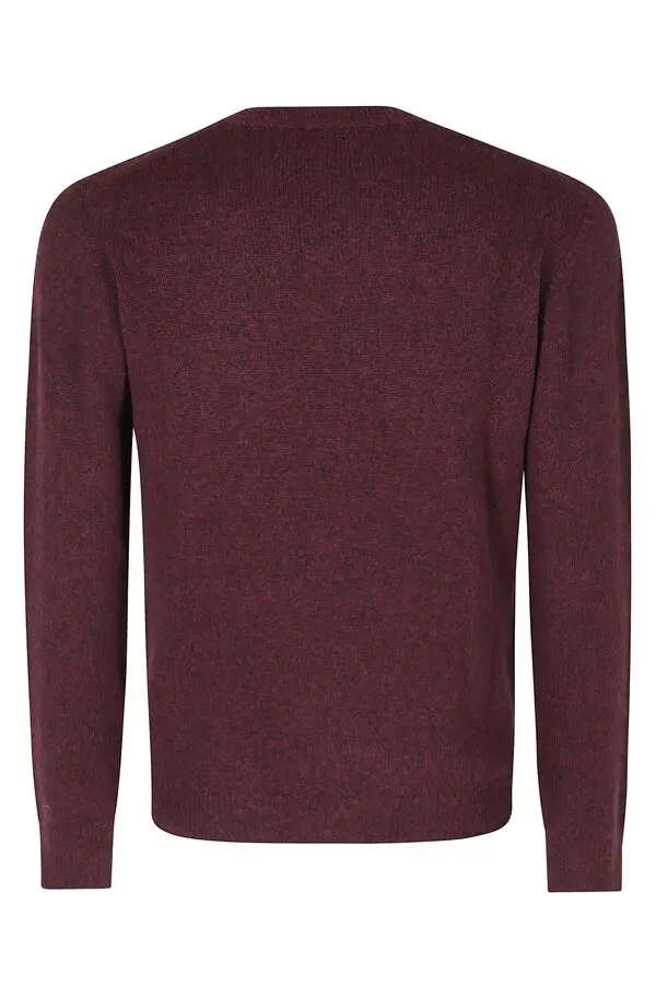 ROBERTO COLLINA Crew Neck Sweater With Long Sleeves And Ribbed Trim