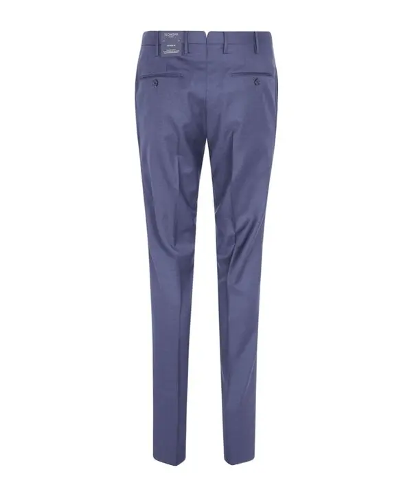 Incotex Pressed-crease Wool Tailored Trousers