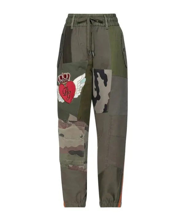 Dolce & Gabbana Multi-color Casual Pants - Green