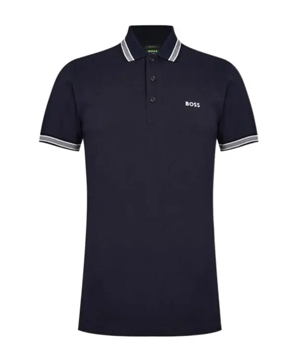 Hugo Boss Navy Blue Short-sleeved Polo Shirt