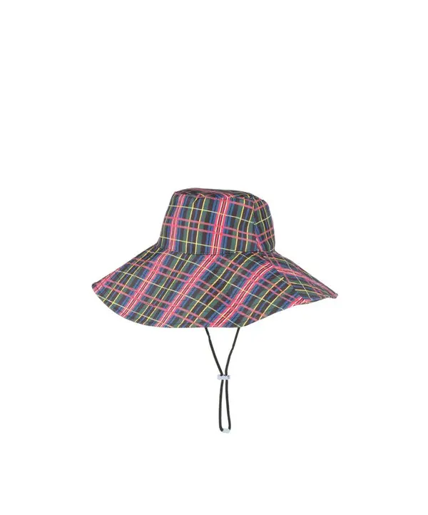 GANNI Tartan Pattern Bucket Hat - No