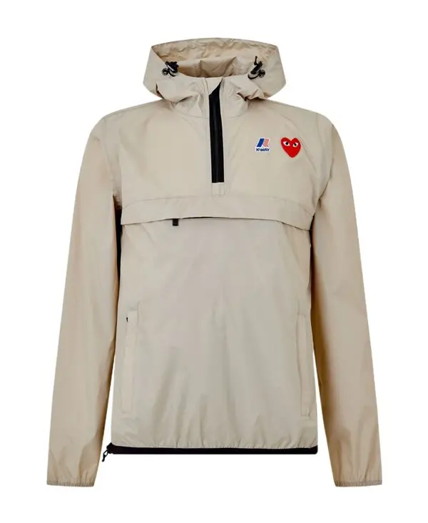 Play Comme Des Garcon X K-way Hooded Anorak Jacket