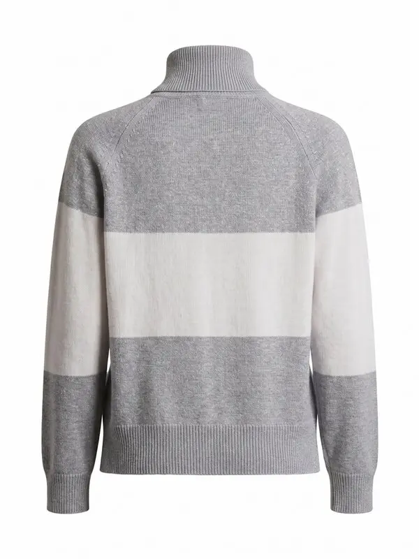 Peserico Striped Turtleneck Sweater