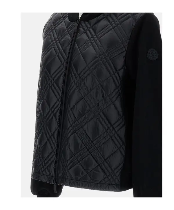 Moncler Long Sleeve Quilted Hooded Jacket