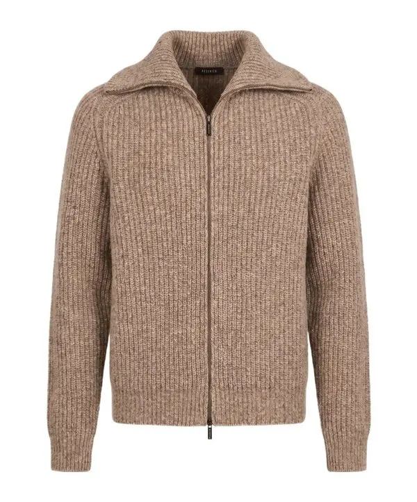 Peserico Zip-up Knit Sweater - No