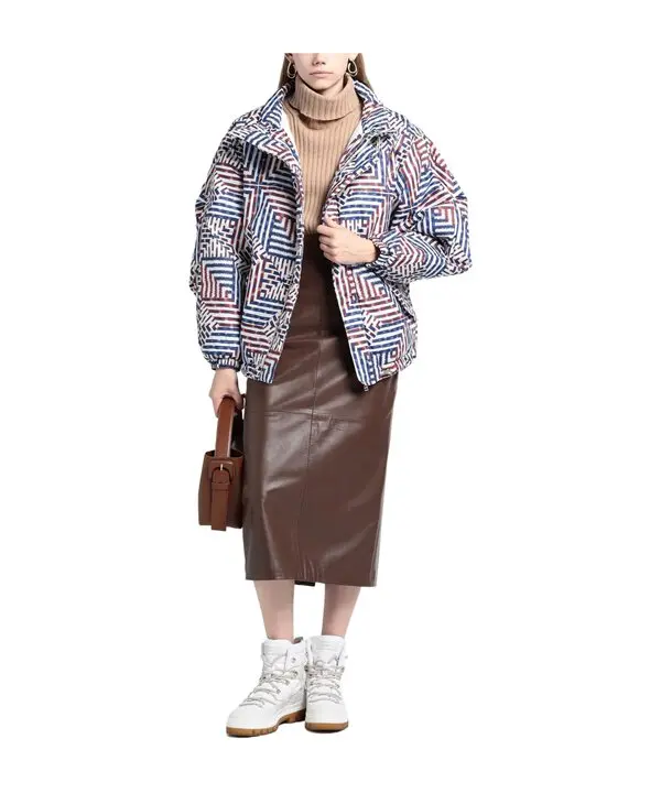 Isabel Marant Étoile Two-tone Printed Down Jacket
