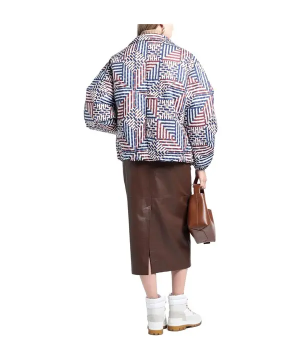 Isabel Marant Étoile Two-tone Printed Down Jacket
