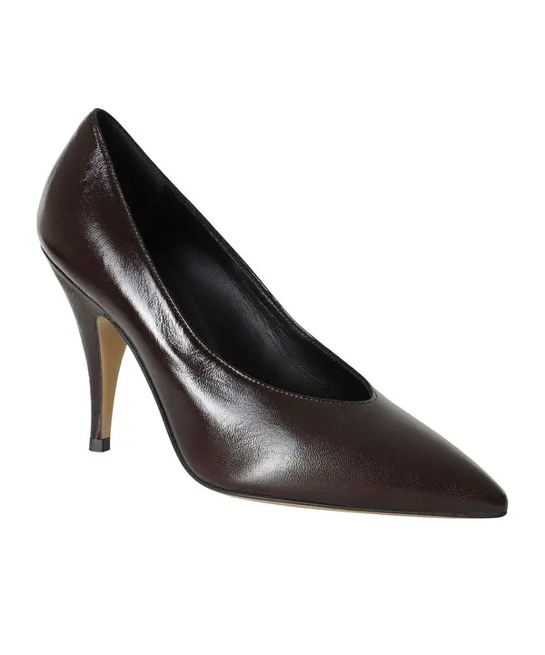 3JUIN Pointed-toe High Heels - Coffee