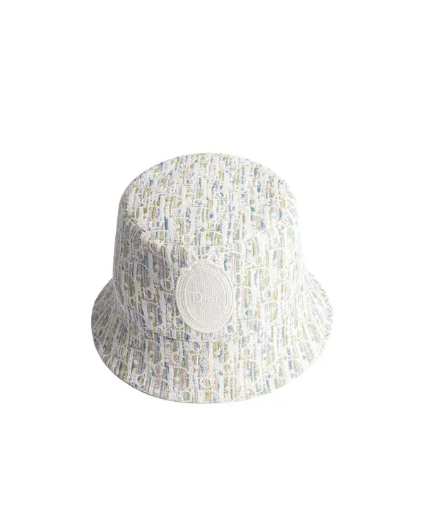 Dior Oblique Pastel Teddy-d Small Brim Bucket Hat