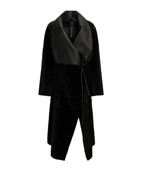 BLANCHA Wrap Long Coat