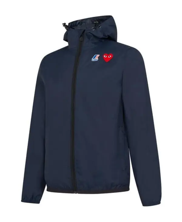 Play Comme Des Garcon X K-way Full Zip Jacket