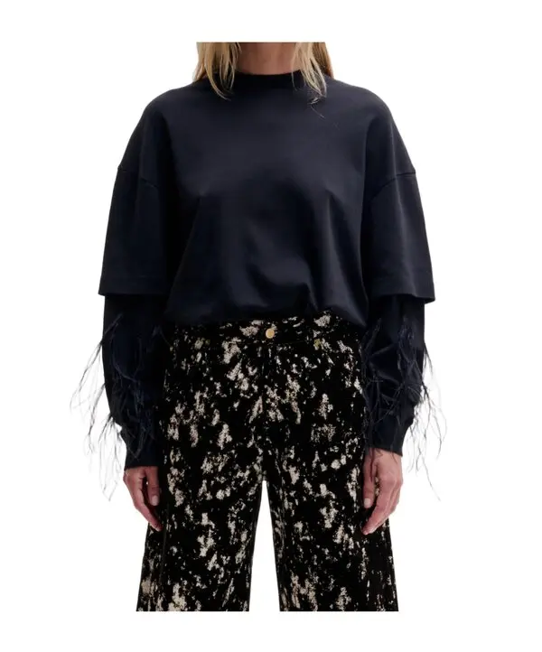DARKPARK Troy Double Sleeve With Feathers