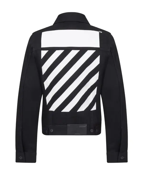 Off-White Logo Denim Coat