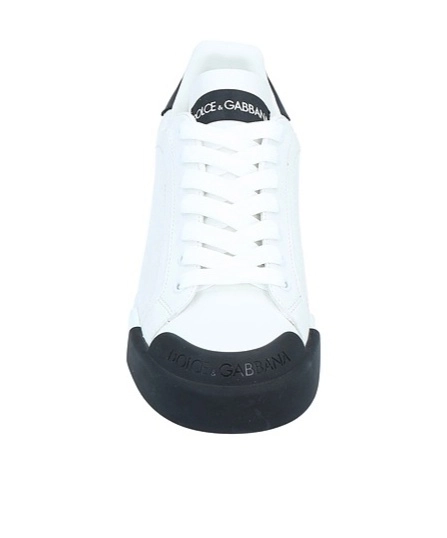 Dolce & Gabbana Two-color Leather Sports Shoes