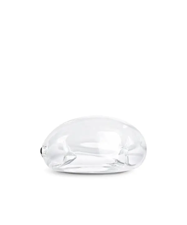 Alaïa Sculptural Glass Open-ended Bracelet - Transparent
